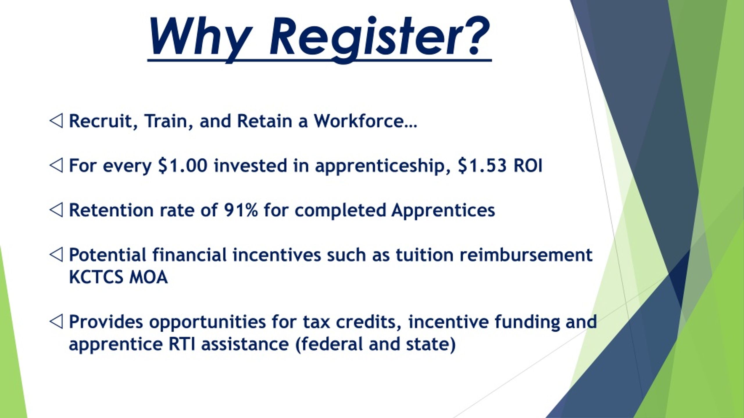 PPT - Grow Your Workforce with Registered Apprenticeship Program ...