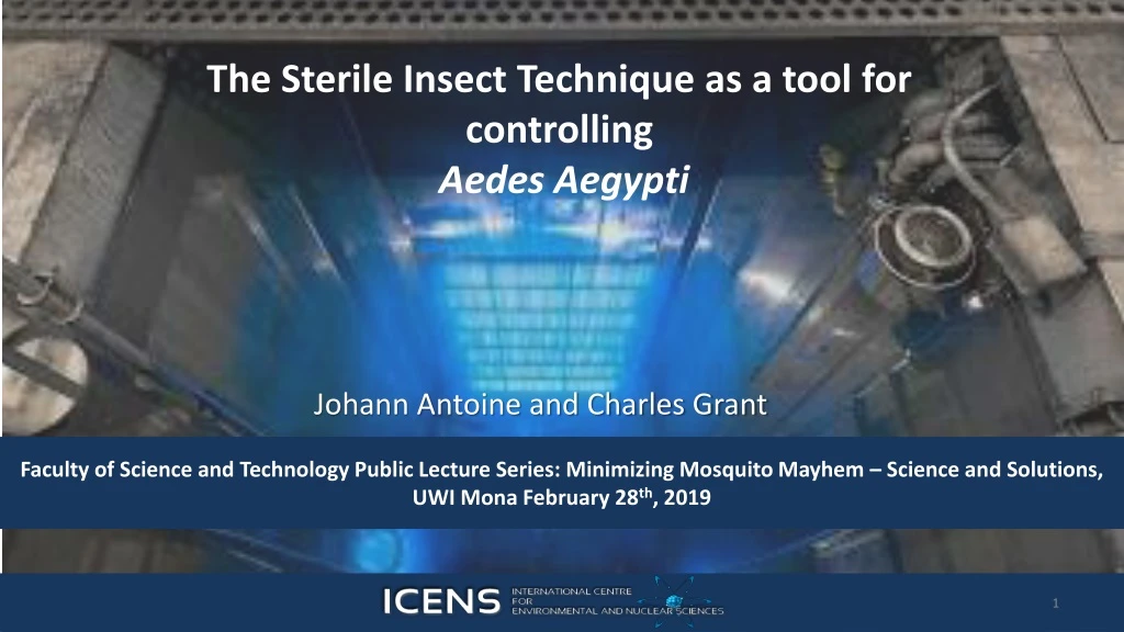 PPT - The Sterile Insect Technique as a tool for controlling Aedes ...