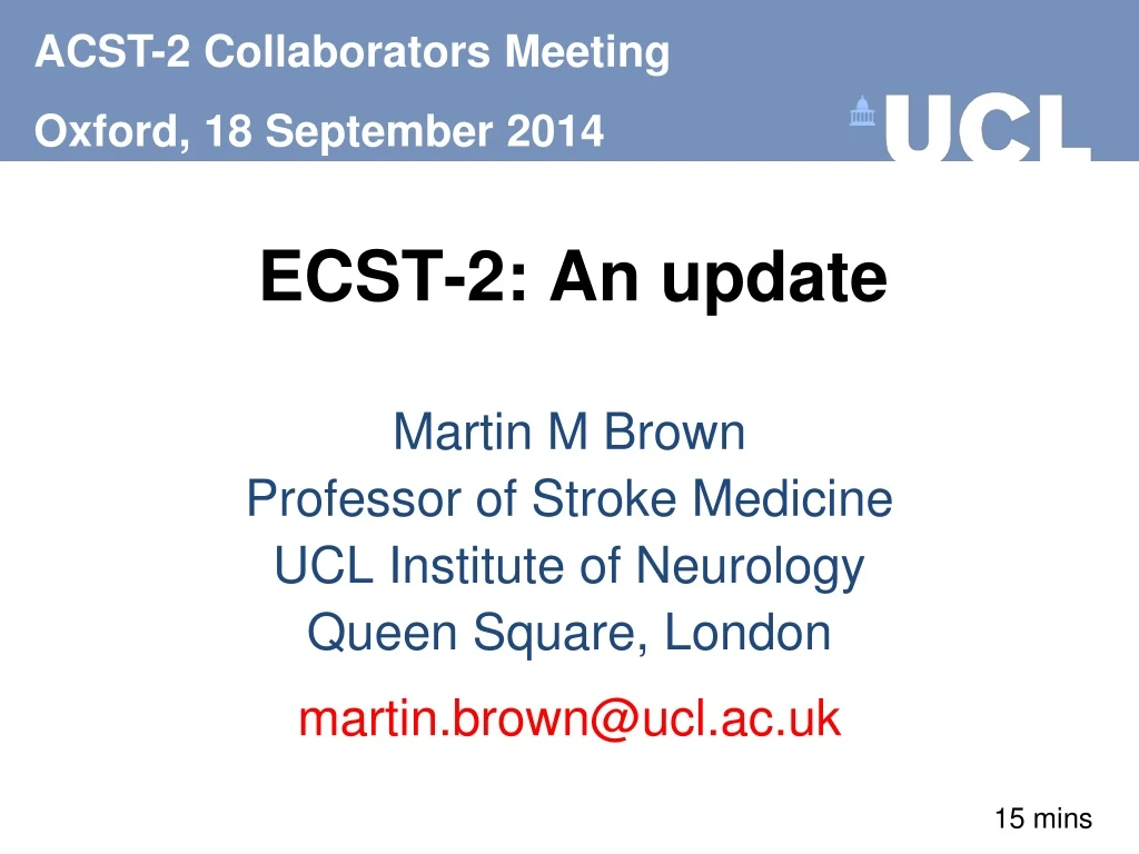 PPT - ECST-2 : An update PowerPoint Presentation, free download - ID ...