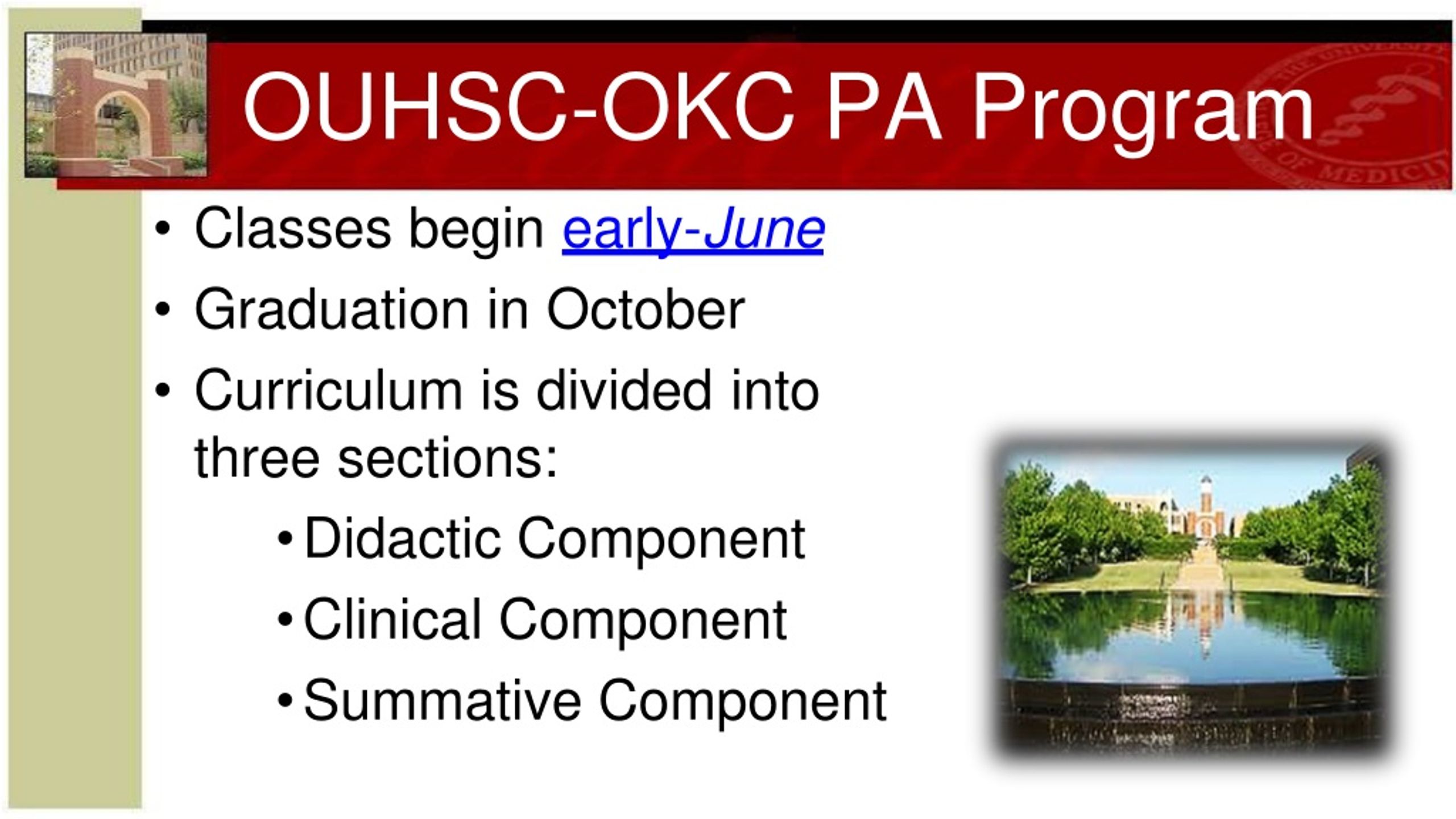 PPT - PA Programs at University of Oklahoma PowerPoint Presentation ...