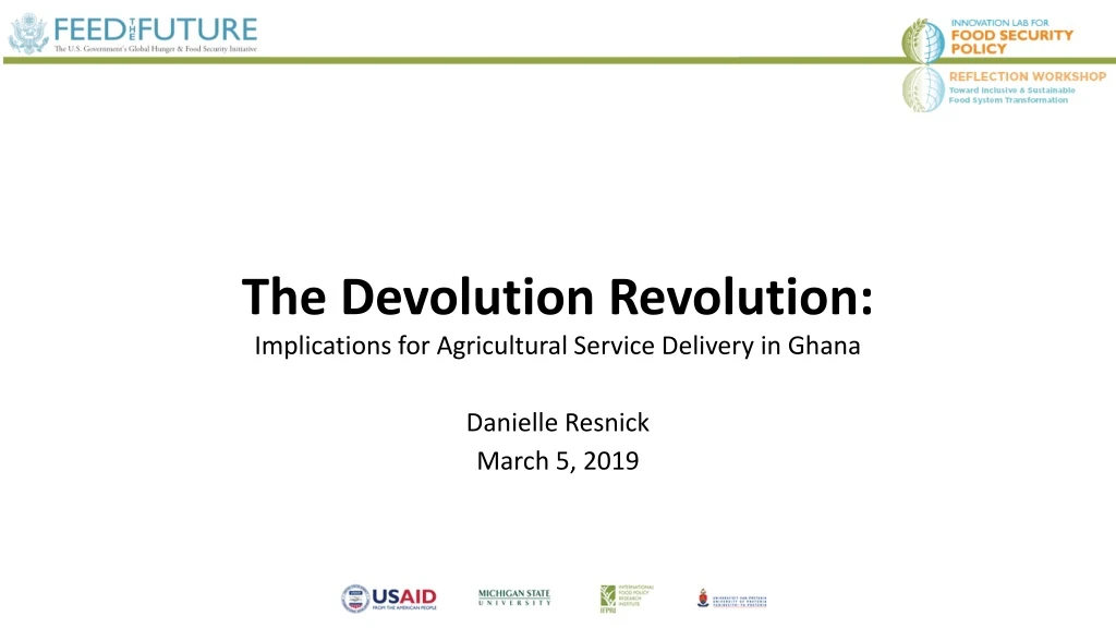 PPT - The Devolution Revolution: PowerPoint Presentation, free download ...