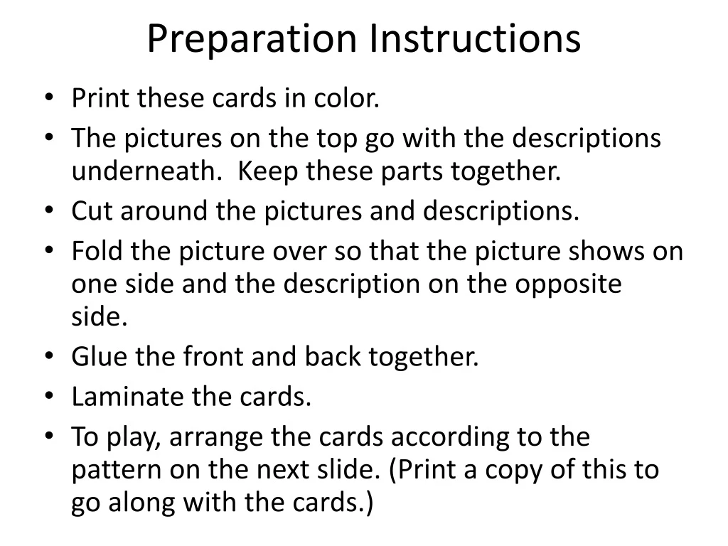 PPT - Preparation Instructions PowerPoint Presentation, free download ...