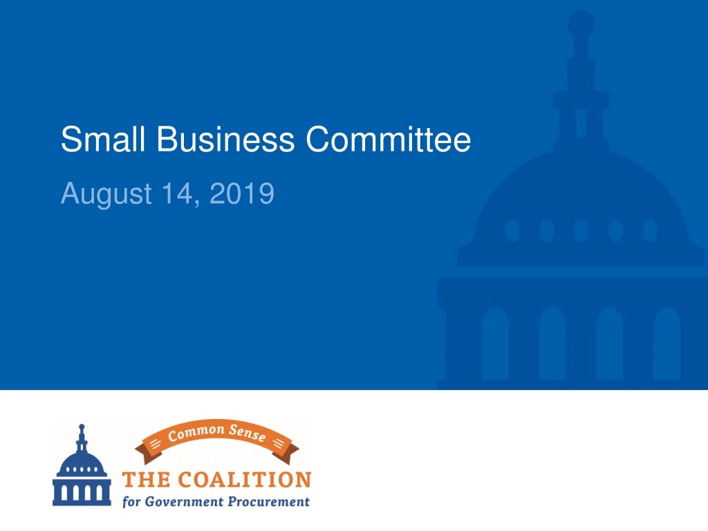 PPT - Small Business Committee PowerPoint Presentation, free download ...