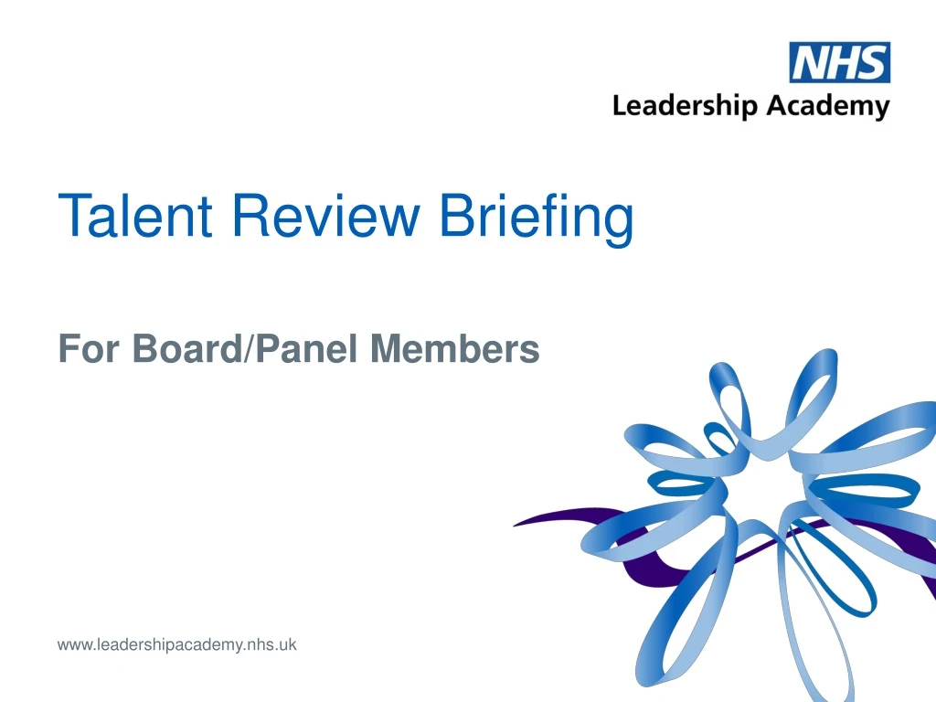 PPT - Talent Review Briefing PowerPoint Presentation, free download ...