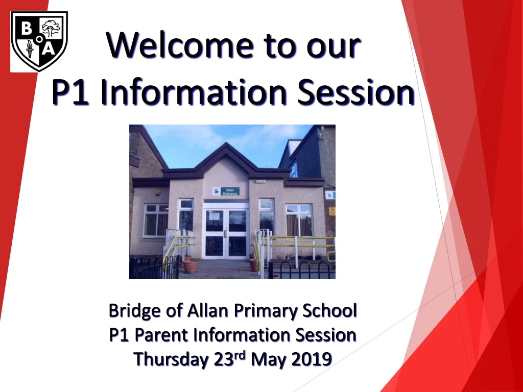 PPT - Welcome to our P1 Information Session PowerPoint Presentation ...