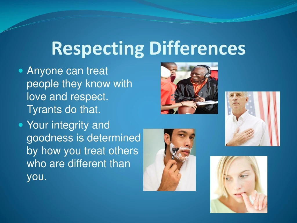 PPT - Respecting Differences PowerPoint Presentation, free download ...