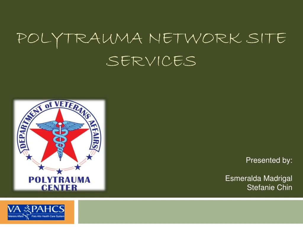 PPT - Polytrauma Network Site Services PowerPoint Presentation, free ...