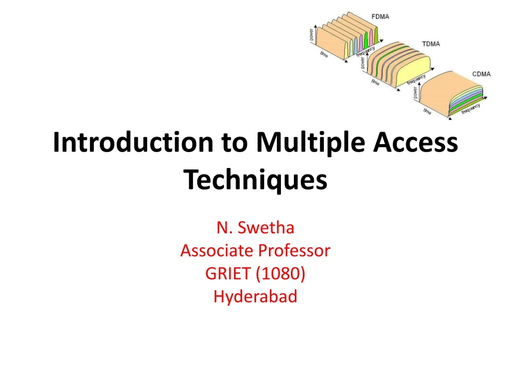 PPT - Introduction to Multiple Access Techniques PowerPoint ...