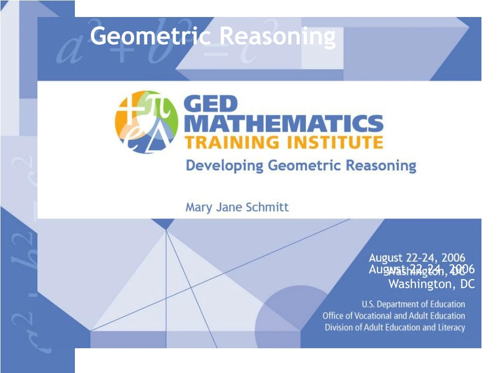 PPT - Geometric Reasoning PowerPoint Presentation, free download - ID ...