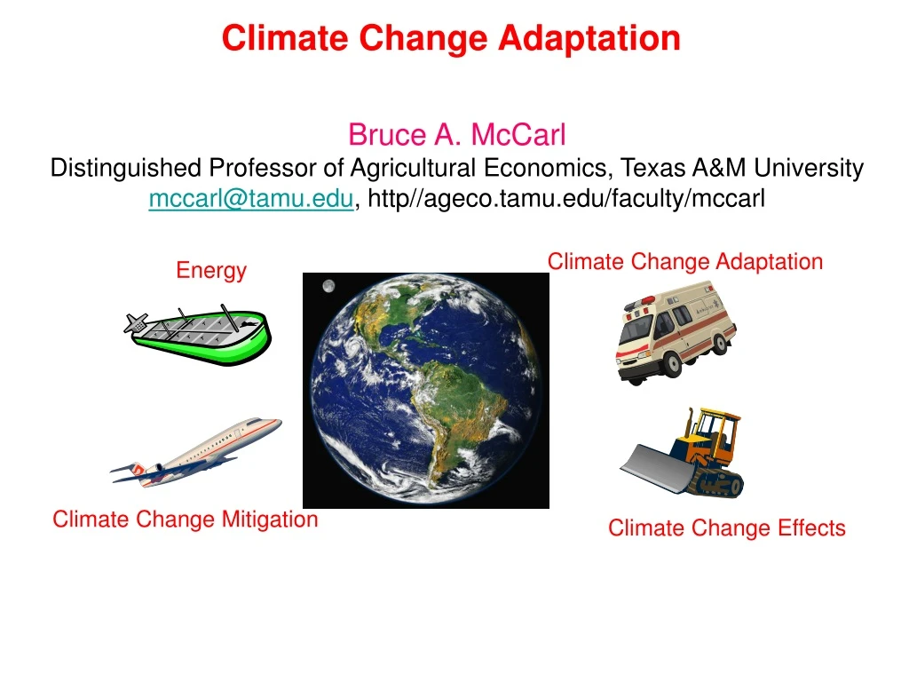 PPT - Climate Change Adaptation PowerPoint Presentation, free download ...
