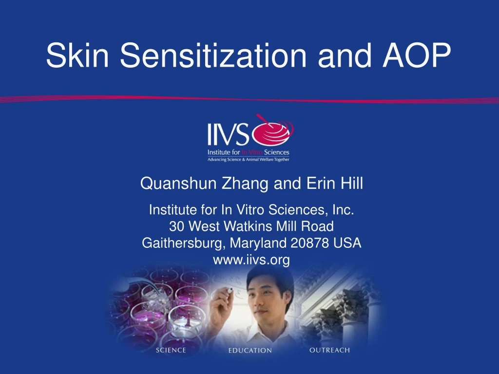 PPT - Skin Sensitization and AOP PowerPoint Presentation, free download ...