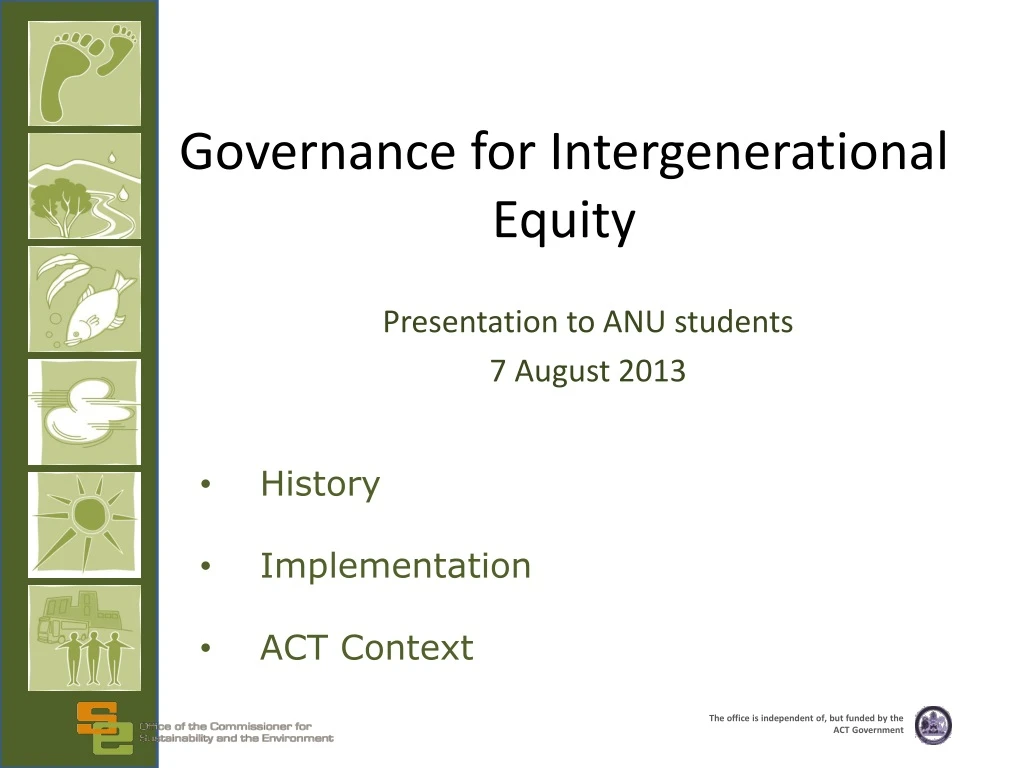 PPT - Governance for Intergenerational Equity PowerPoint Presentation ...