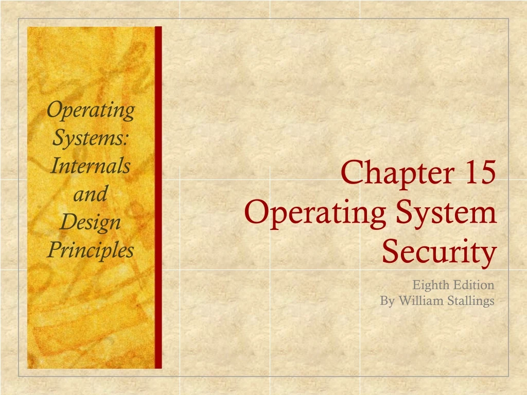 PPT - Chapter 15 Operating System Security PowerPoint Presentation, free download - ID:8837080