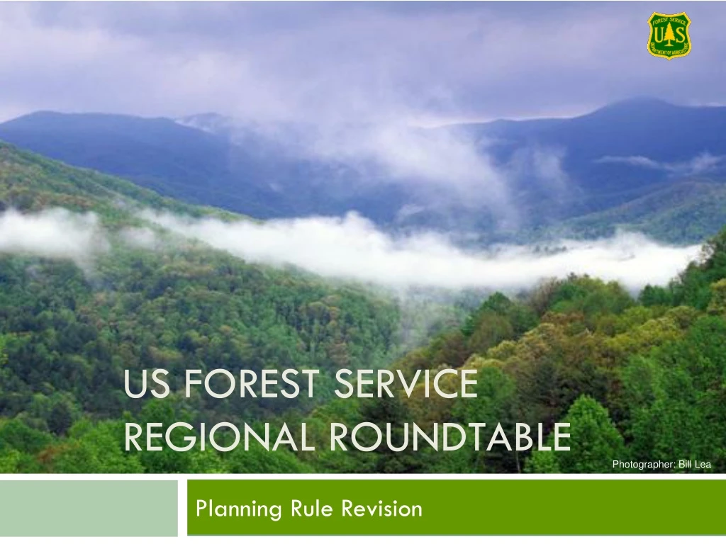 PPT - US Forest Service Regional Roundtable PowerPoint Presentation ...