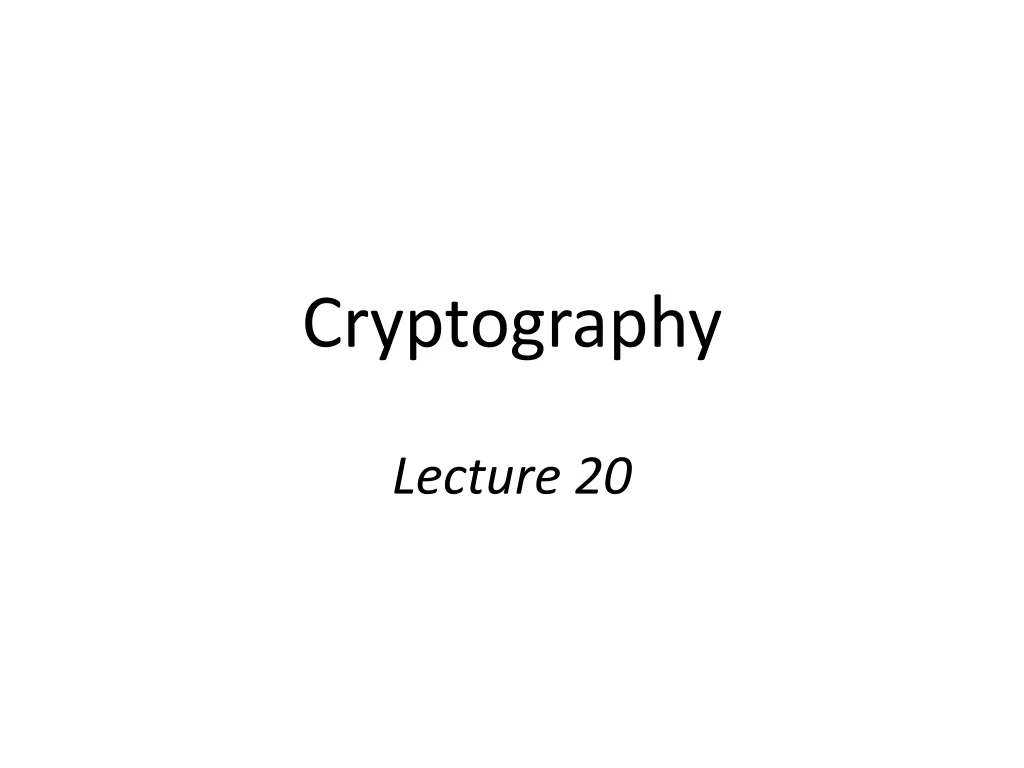 PPT - Cryptography PowerPoint Presentation, free download - ID:8838738