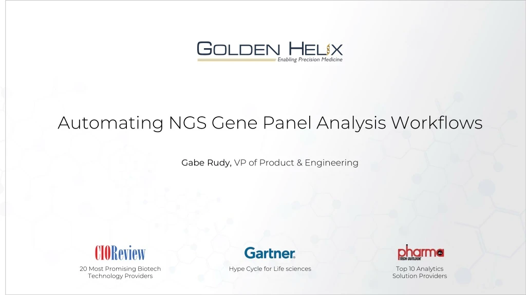 PPT - Automating NGS Gene Panel Analysis Workflows PowerPoint ...