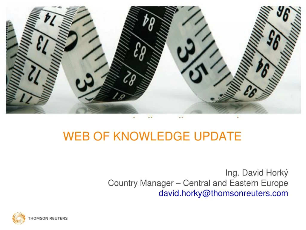 PPT - WEB OF KNOWLEDGE UPDATE PowerPoint Presentation, free download ...