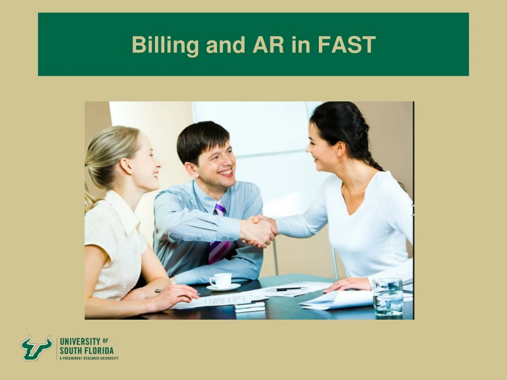 PPT - Billing and AR in FAST PowerPoint Presentation, free download ...