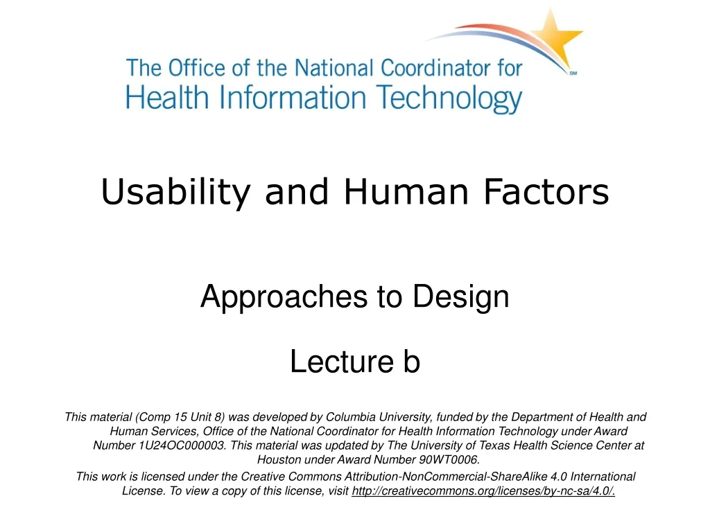 PPT - Usability and Human Factors PowerPoint Presentation, free ...