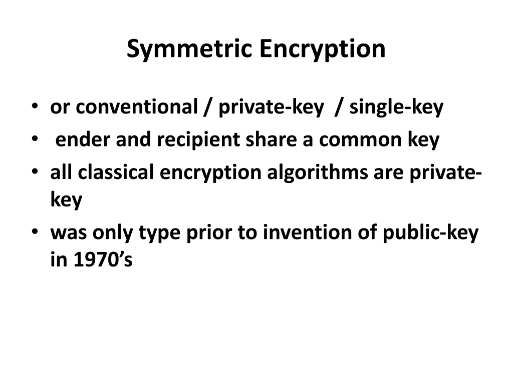 PPT - Symmetric Encryption PowerPoint Presentation, free download - ID ... PPT - Symmetric Encryption PowerPoint Presentation, free download - ID ...