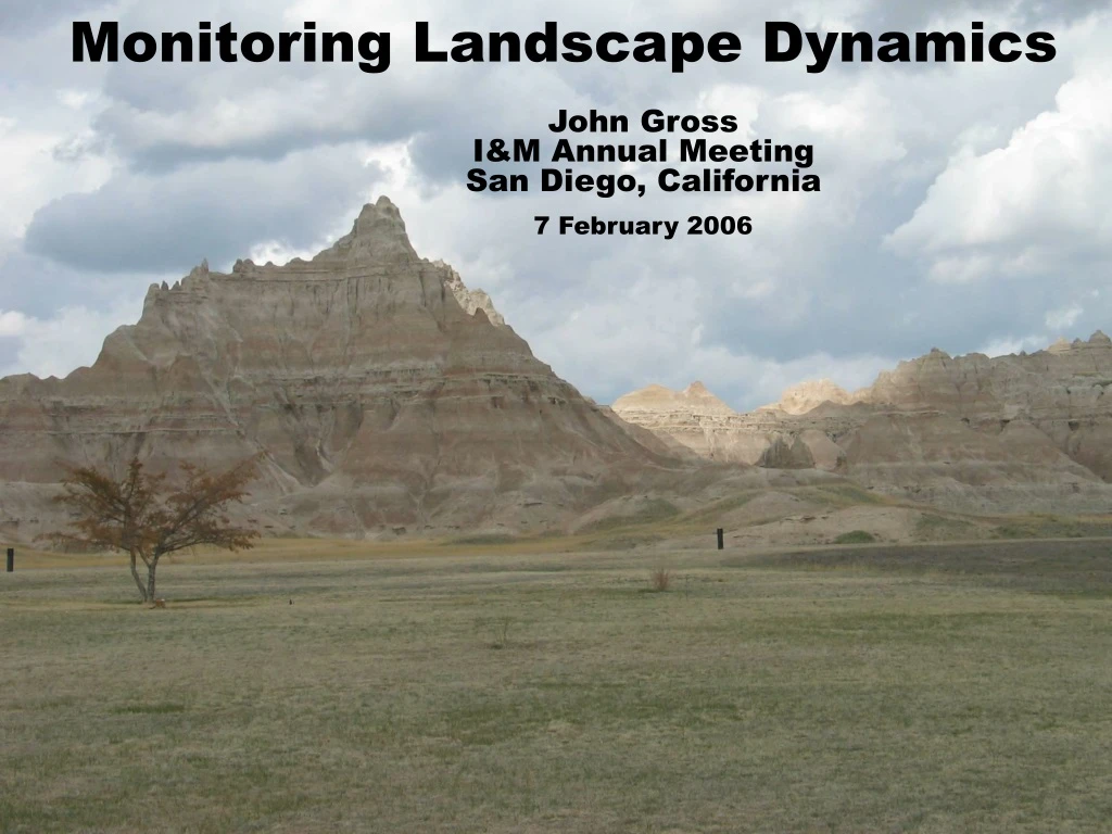 PPT - Monitoring Landscape Dynamics PowerPoint Presentation, free ...