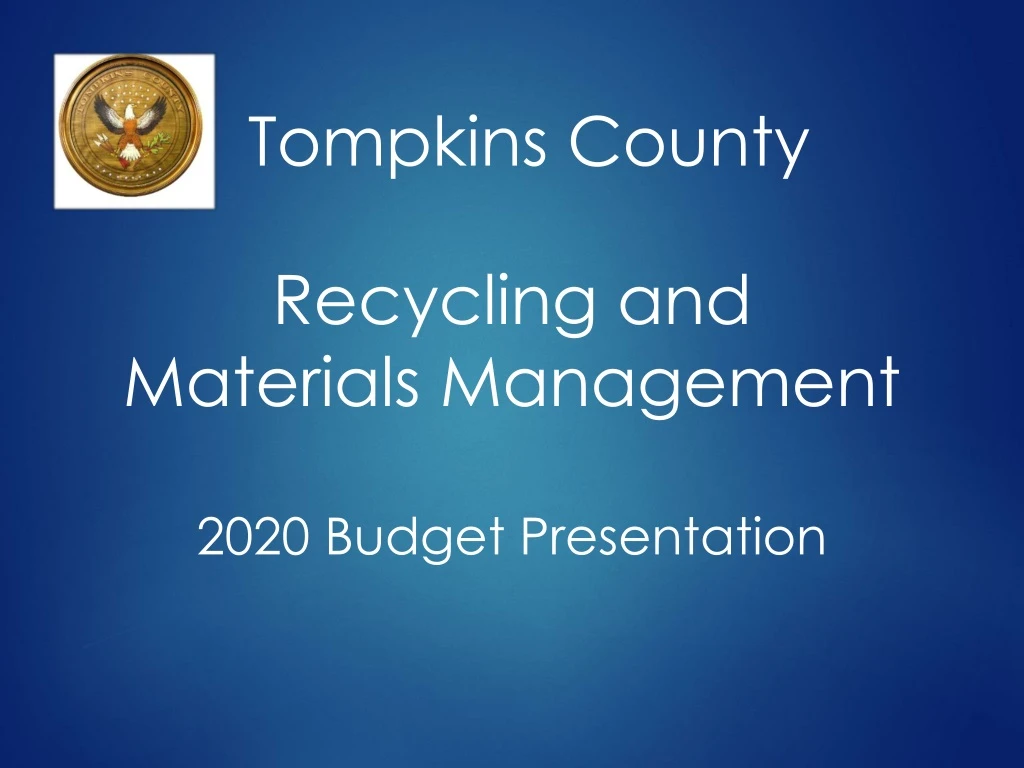 PPT - Tompkins County PowerPoint Presentation, free download - ID:8844873