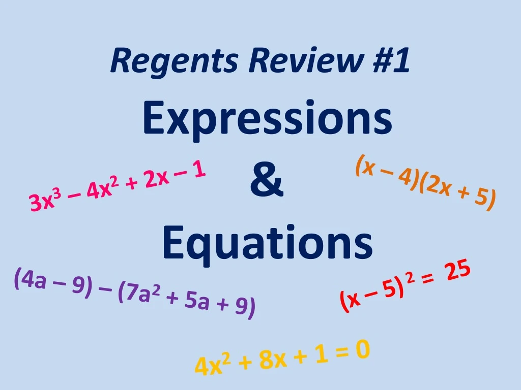 PPT - Regents Review #1 PowerPoint Presentation, free download - ID:8845871