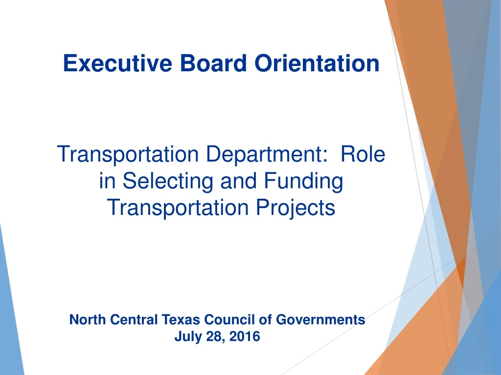 PPT - Executive Board Orientation PowerPoint Presentation, free ...