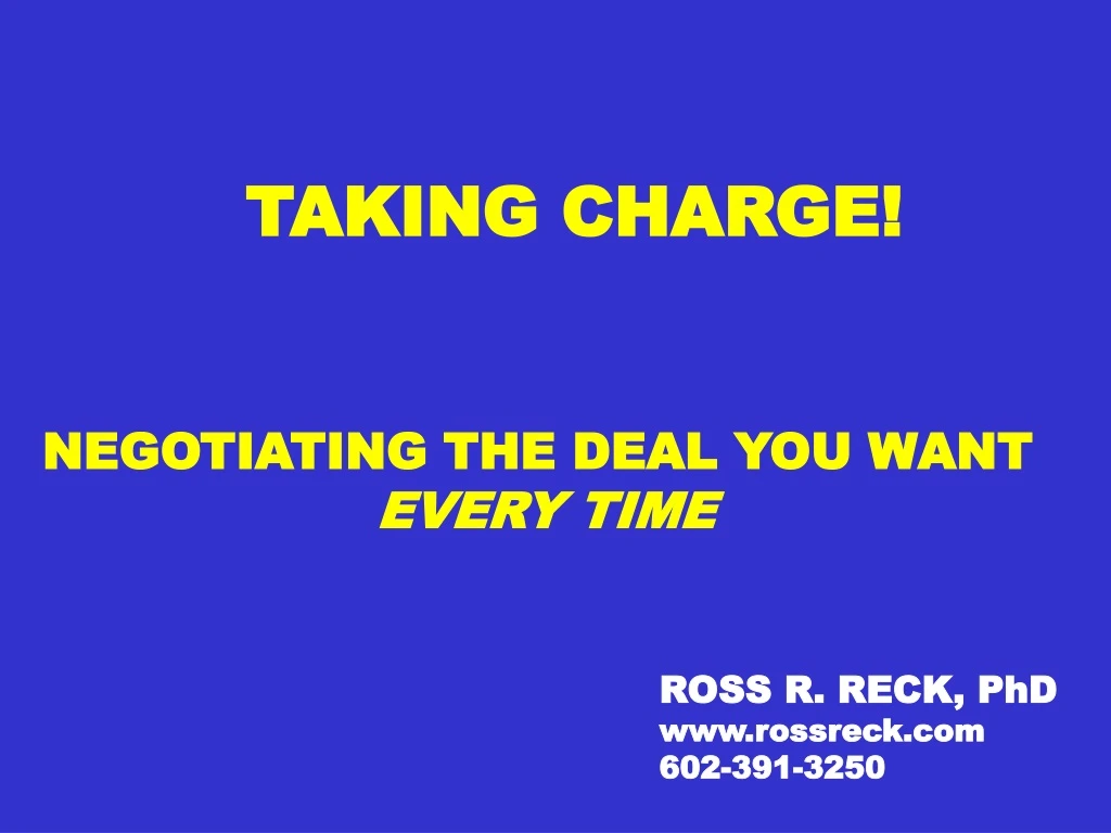 PPT - TAKING CHARGE! PowerPoint Presentation, free download - ID:8849623