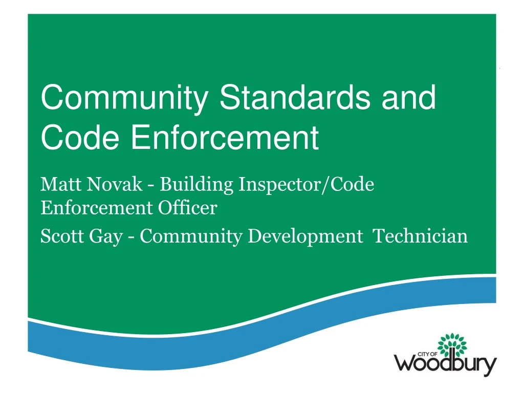 PPT - Community Standards and Code Enforcement PowerPoint Presentation ...