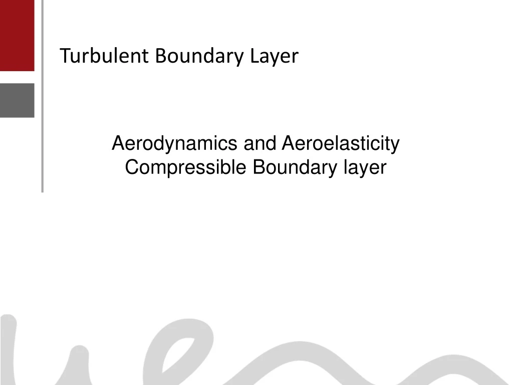 PPT - Turbulent Boundary Layer PowerPoint Presentation, free download ...