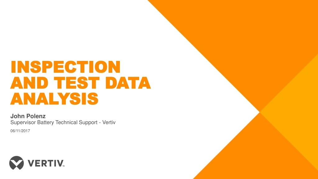PPT - Inspection and test data analysis PowerPoint Presentation, free ...