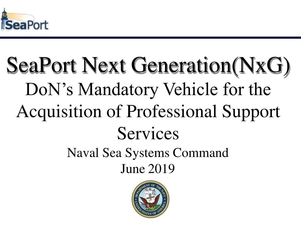 PPT - Naval Sea Systems Command June 2019 PowerPoint Presentation, free ...