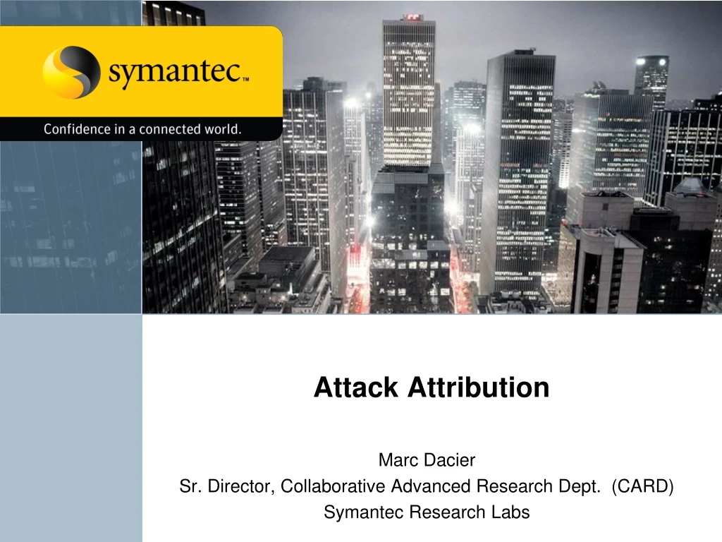 PPT - Attack Attribution PowerPoint Presentation, free download - ID ...