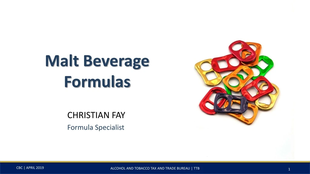 PPT - Malt Beverage Formulas PowerPoint Presentation, free download ...