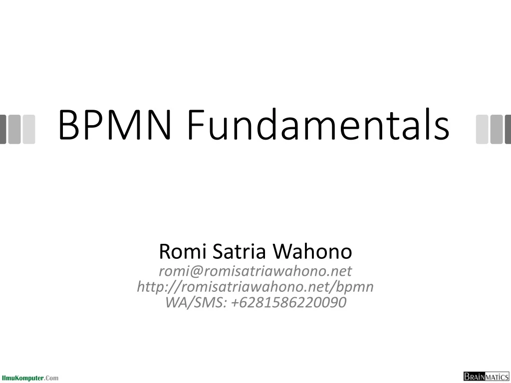 PPT - BPMN Fundamentals PowerPoint Presentation, free download - ID:8853247