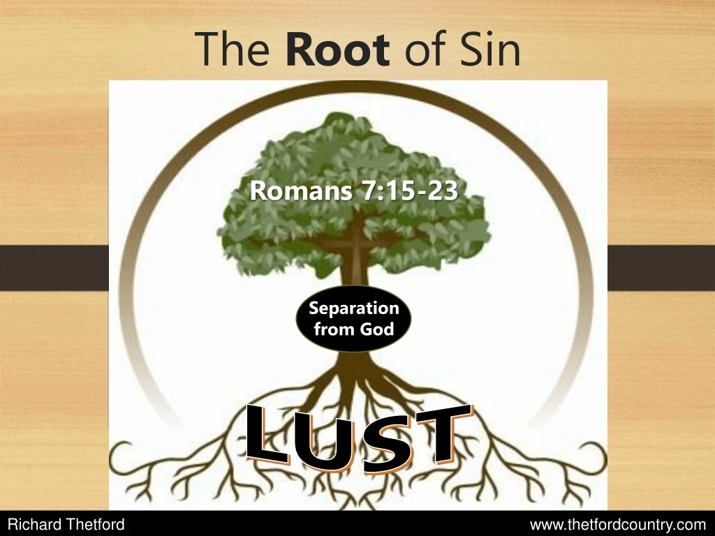 PPT - The Root of Sin PowerPoint Presentation, free download - ID:8855218