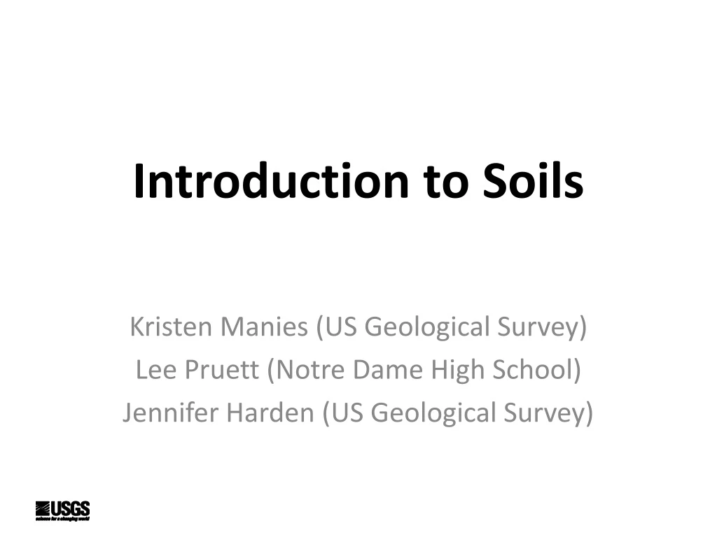 PPT - Introduction to Soils PowerPoint Presentation, free download - ID ...