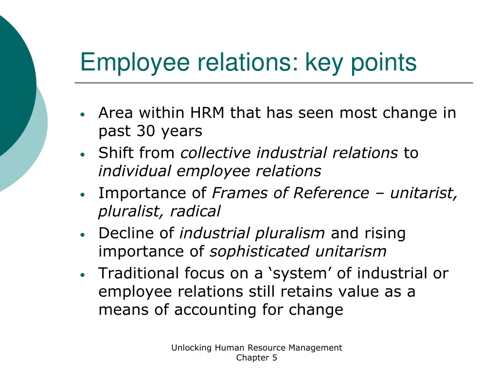 PPT - Employee relations: key points PowerPoint Presentation, free ...