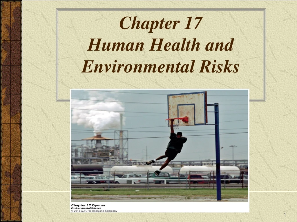 PPT - Chapter 17 Human Health and Environmental Risks PowerPoint ...