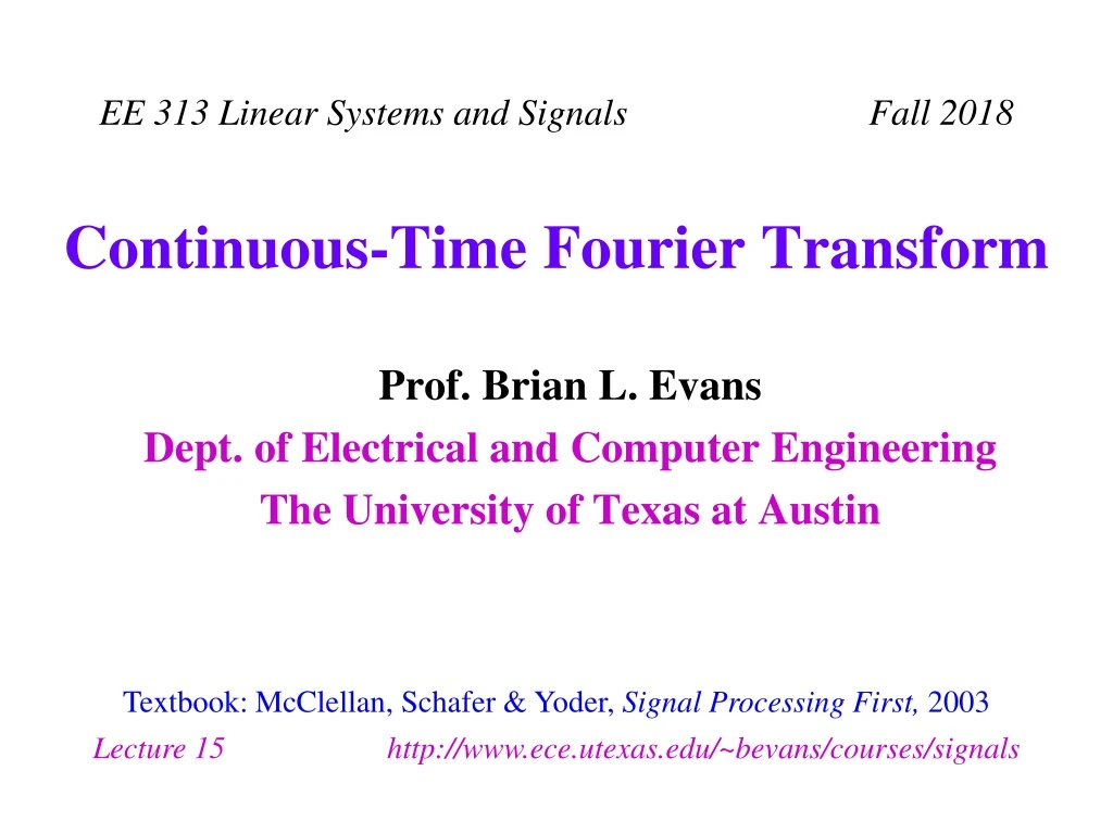 PPT - Continuous-Time Fourier Transform PowerPoint Presentation, free ... PPT - Continuous-Time Fourier Transform PowerPoint Presentation, free ...