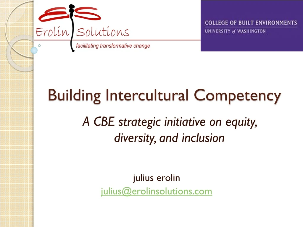 PPT - Building Intercultural Competency PowerPoint Presentation, free ...