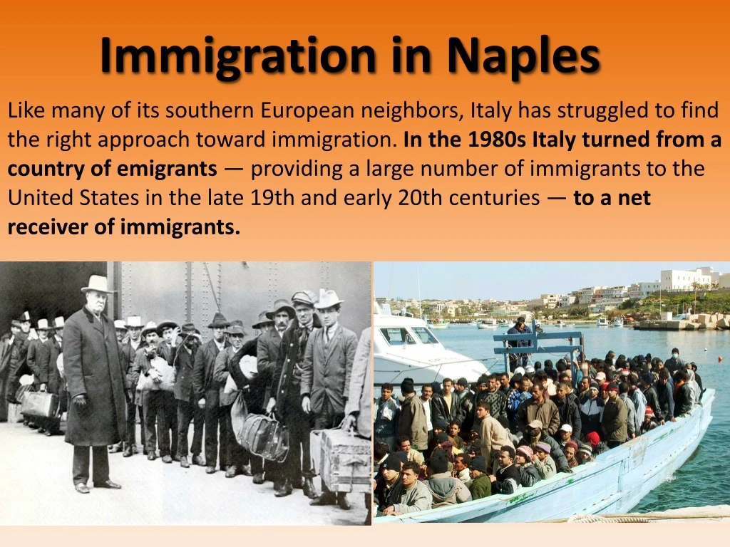 PPT - Immigration in Naples PowerPoint Presentation, free download - ID ...