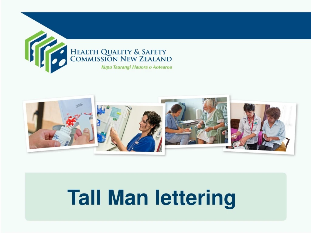 PPT - Tall Man lettering PowerPoint Presentation, free download - ID ...