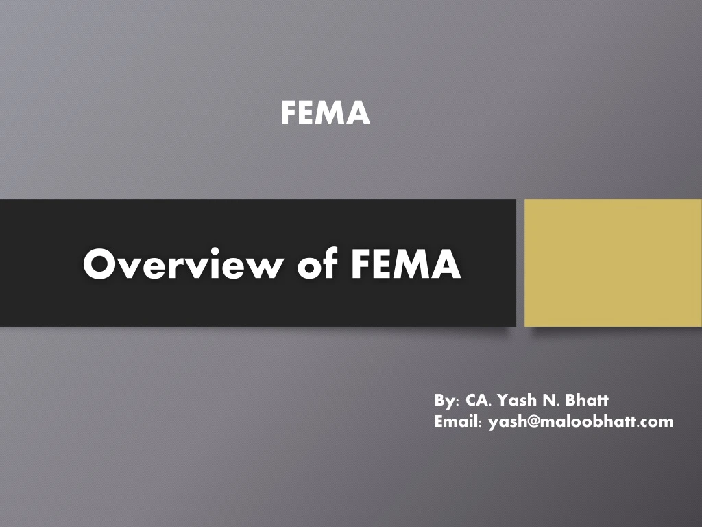 PPT - FEMA PowerPoint Presentation, free download - ID:8871397