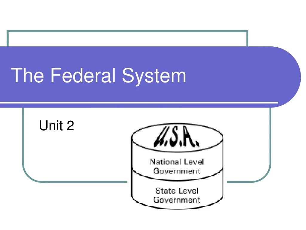 PPT - The Federal System PowerPoint Presentation, free download - ID ...