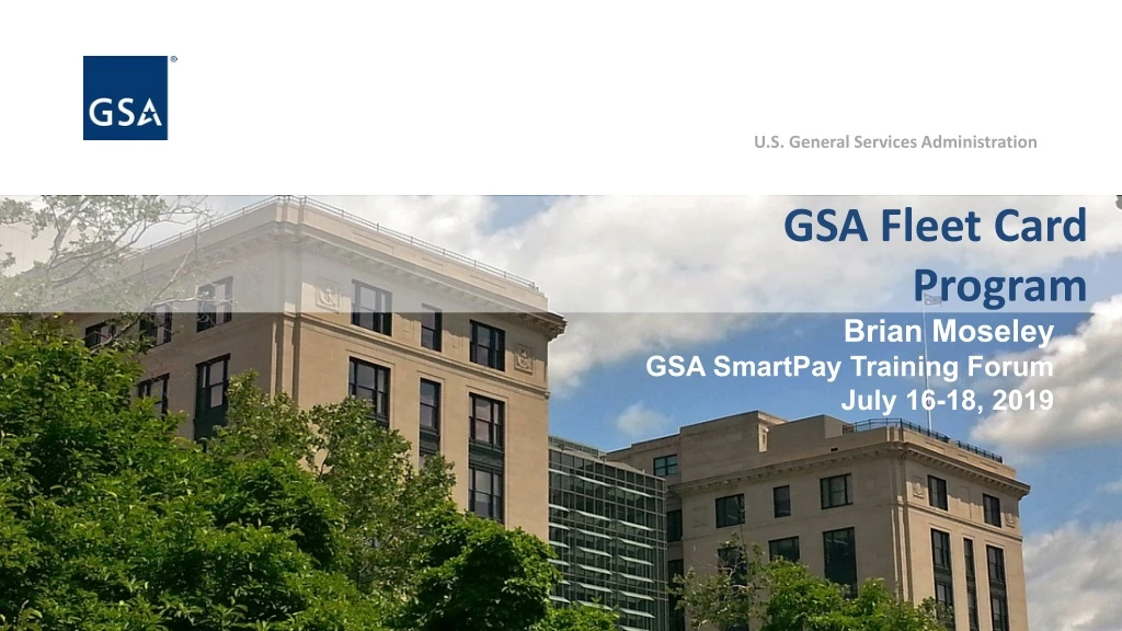 PPT - GSA Fleet Card Pr ogr am PowerPoint Presentation, free download ...