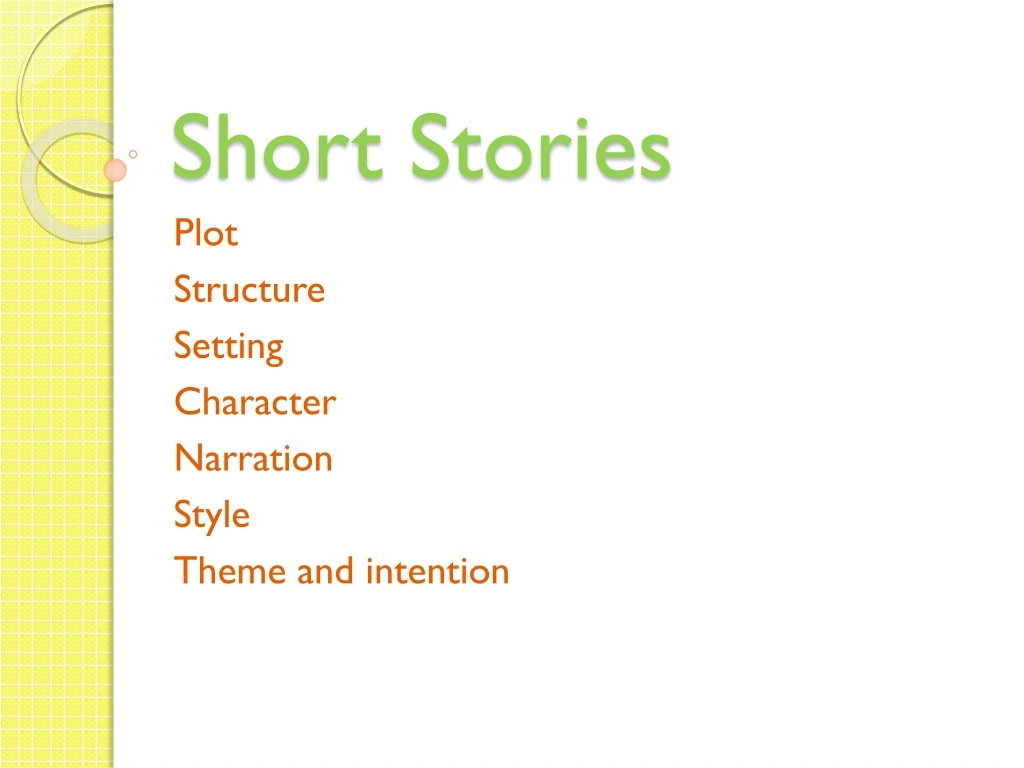 PPT - Short Stories PowerPoint Presentation, free download - ID:8873904