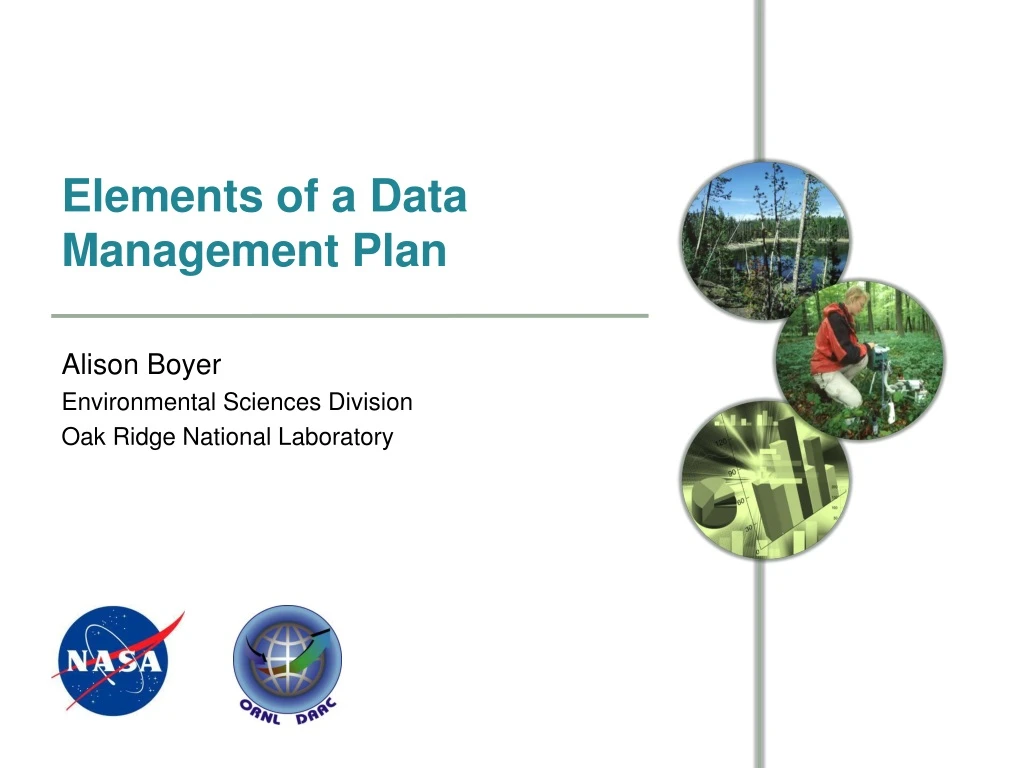 PPT - Elements of a Data Management Plan PowerPoint Presentation, free ...