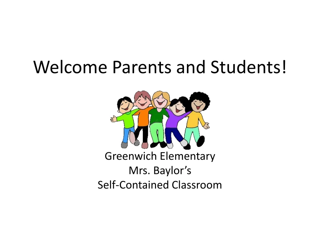 PPT - Welcome Parents and Students! PowerPoint Presentation, free ...